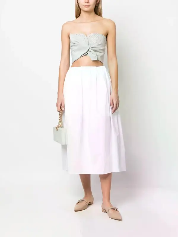 Philosophy Di Lorenzo Serafini Punched-paneling Strapless Top