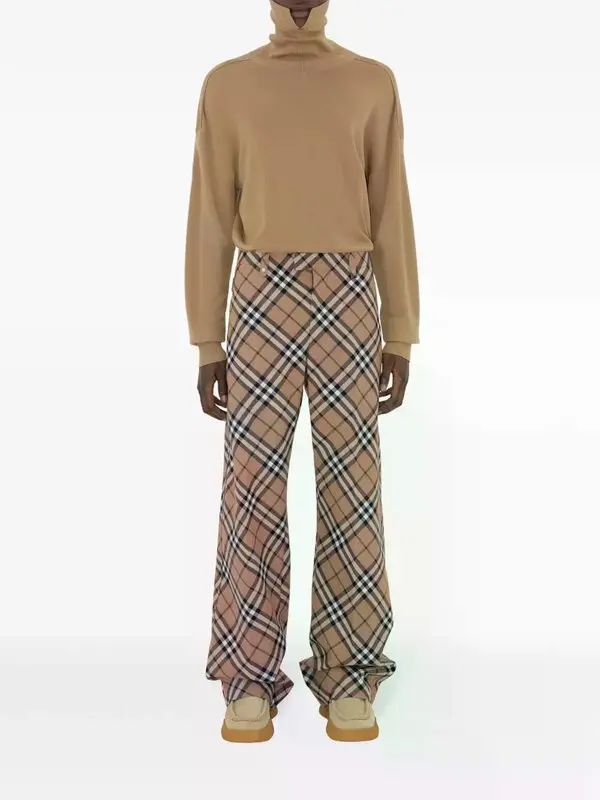 Burberry Checked Tailored Trousers