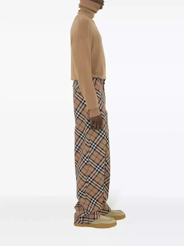 Burberry Checked Tailored Trousers