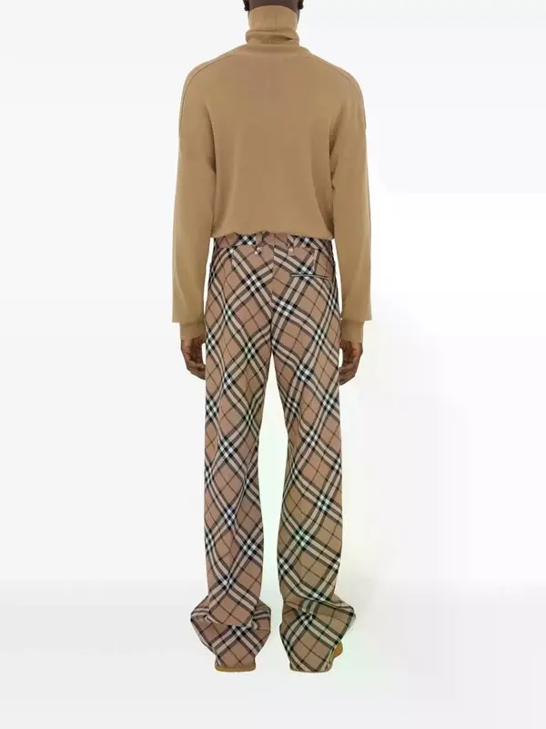 Burberry Checked Tailored Trousers