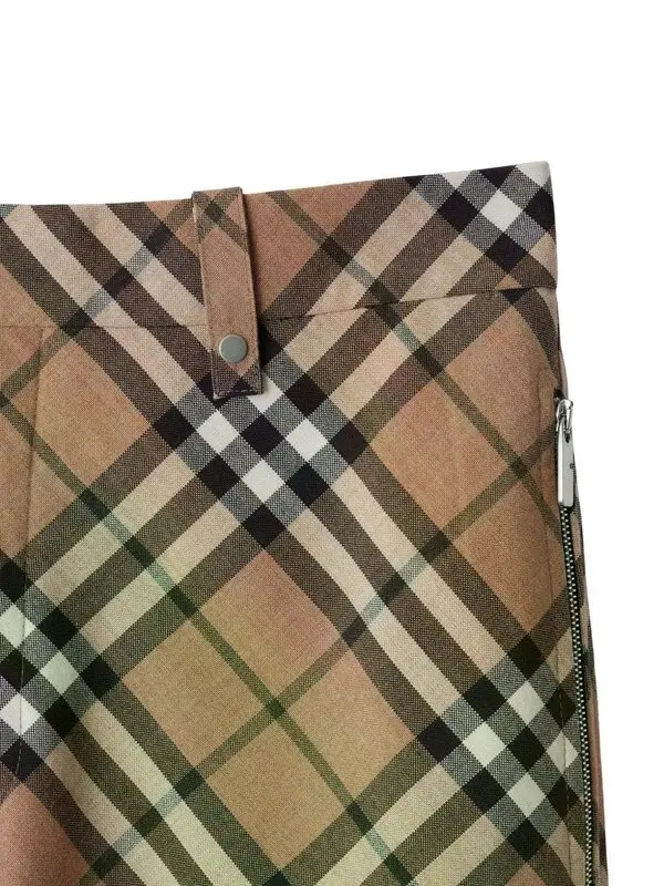 Burberry Checked Tailored Trousers