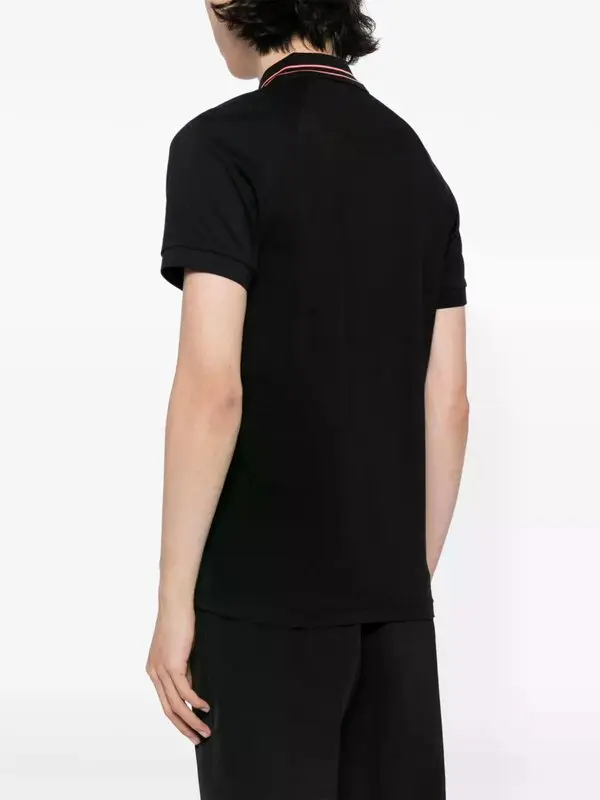 BOSS Logo-print Striped-trim Polo Shirt
