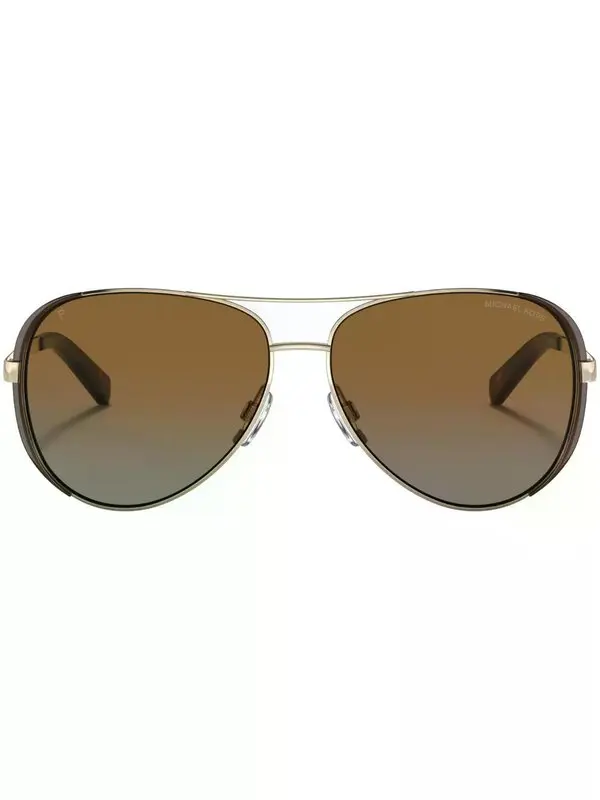Michael Kors Chelsea Aviator Sunglasses - Gold