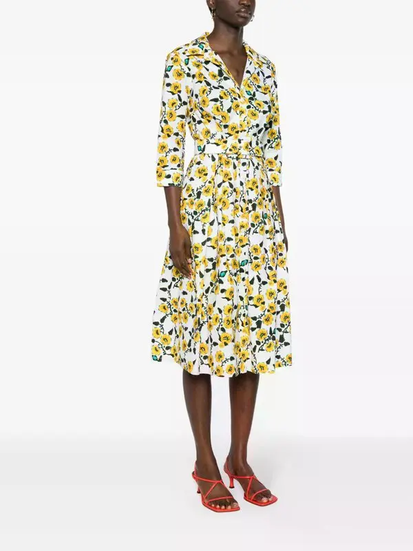Samantha Sung Audrey Midi Shirt Dress