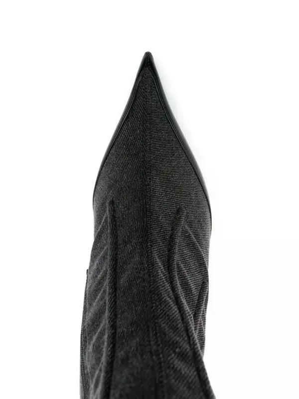 MUGLER 105mm Bi-colour Fang Boots