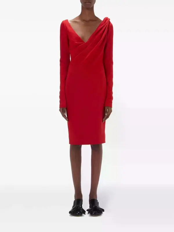 JW Anderson V-neck Midi Dress