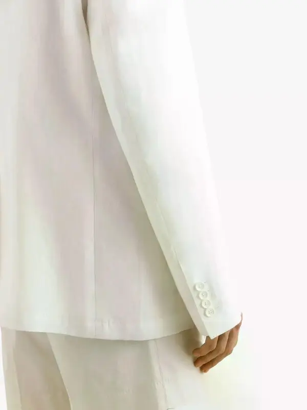 Dolce & Gabbana Single Breasted Blazer - White