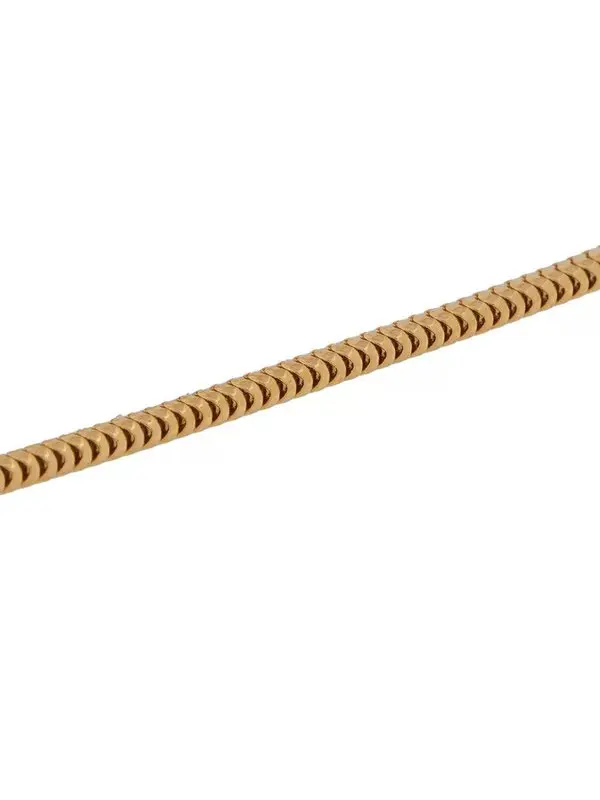 COUP DE COEUR 18kt Plated Snake Chain Bracelet