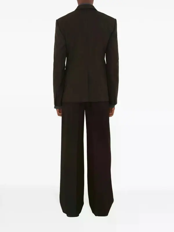 Burberry Pressed-crease Wool Tailored Trousers