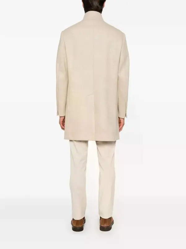 FAY Single-breasted Coat - Neutrals
