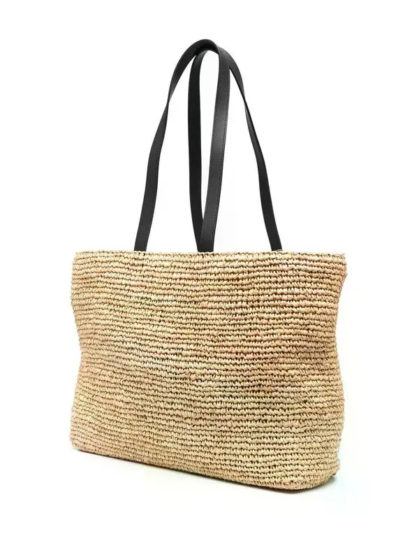 Kenzo Boke Flower Raffia Tote Bag