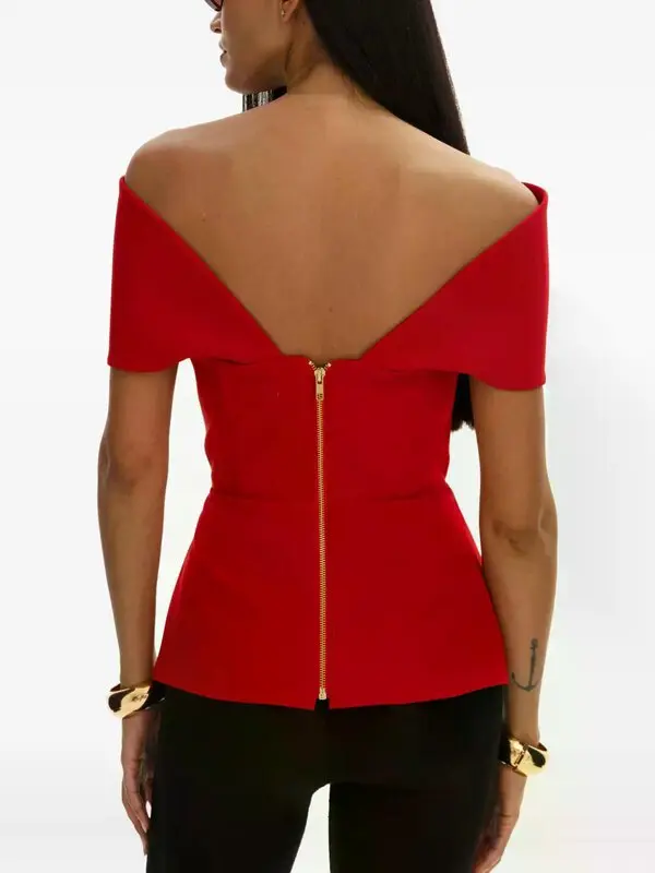 MOOS STUDIO Sleeveless Top - Red