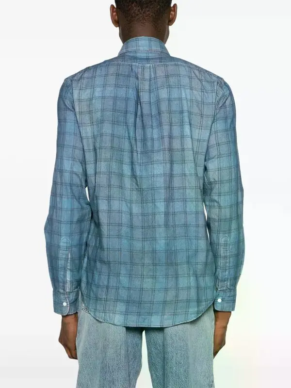 Aspesi Plaid Check-print Cotton Shirt