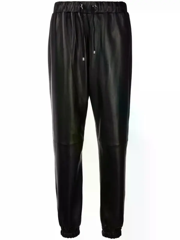 Philipp Plein Leather Track Pants