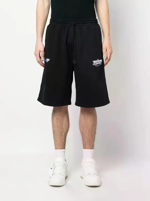 Off-White Exact Opp Skate Cotton Track Shorts
