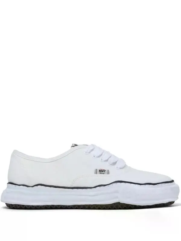 Mihara Yasuhiro Baker Og Sole Canvas Low-top Sneakers - White
