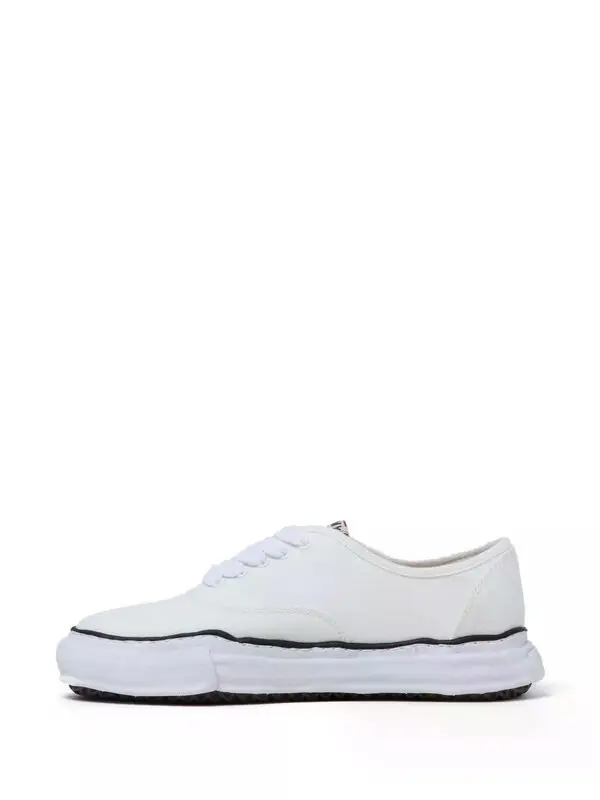 Mihara Yasuhiro Baker Og Sole Canvas Low-top Sneakers - White