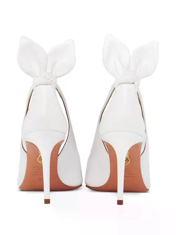 AQUAZZURA 85mm Bow Tie Pumps