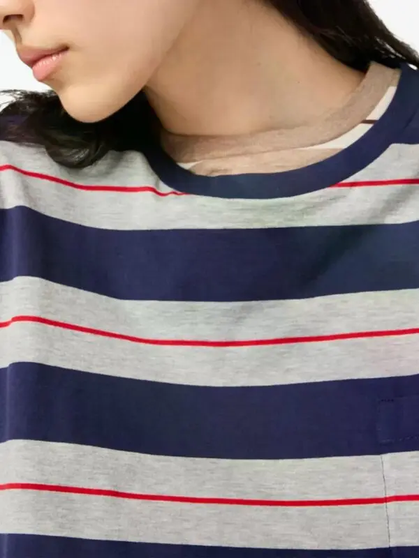 Miu Miu Striped Cotton T-shirt