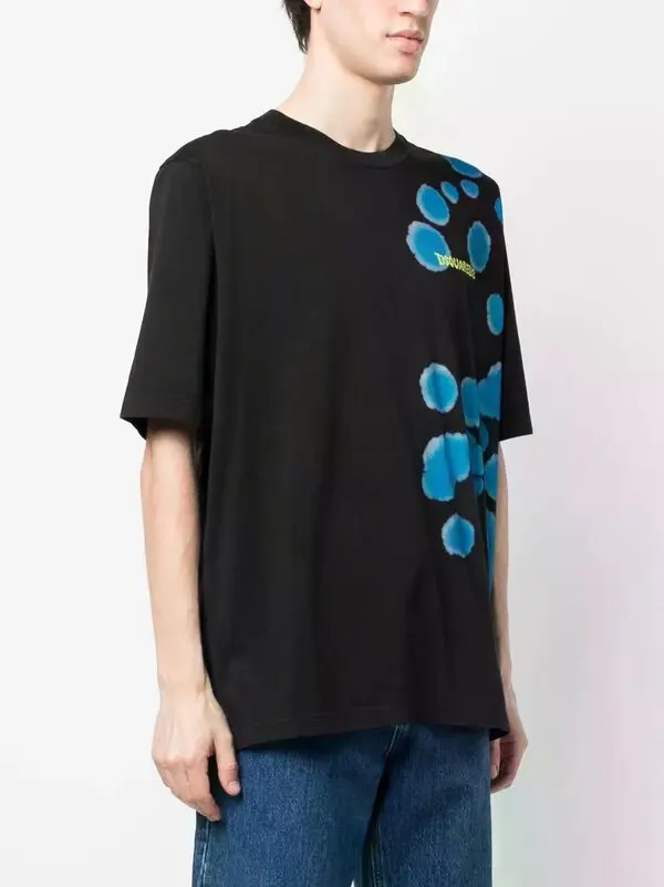 Dsquared2 Abstract-print Logo T-shirt