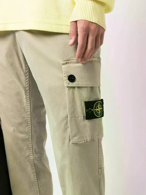 Stone Island Compass-patch Cargo Trousers