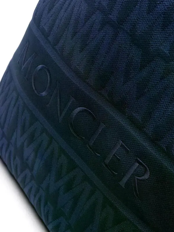 Moncler Knitted Tote Bag - Blue