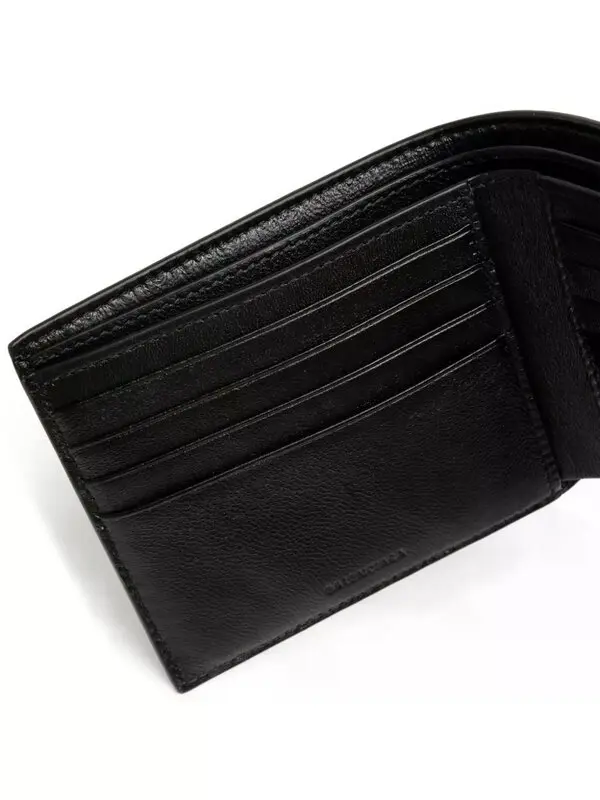 Balenciaga Cash Logo-print Wallet