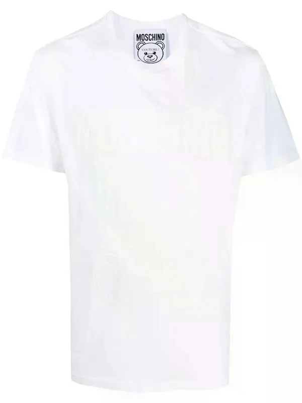 Moschino Logo-print Cotton T-shirt - White