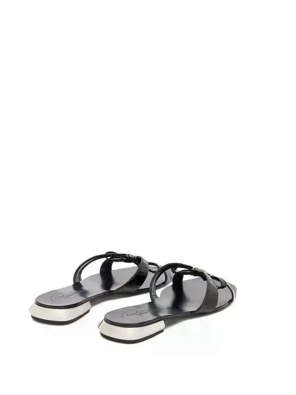 Roberto Cavalli Embellished Flat Sandals