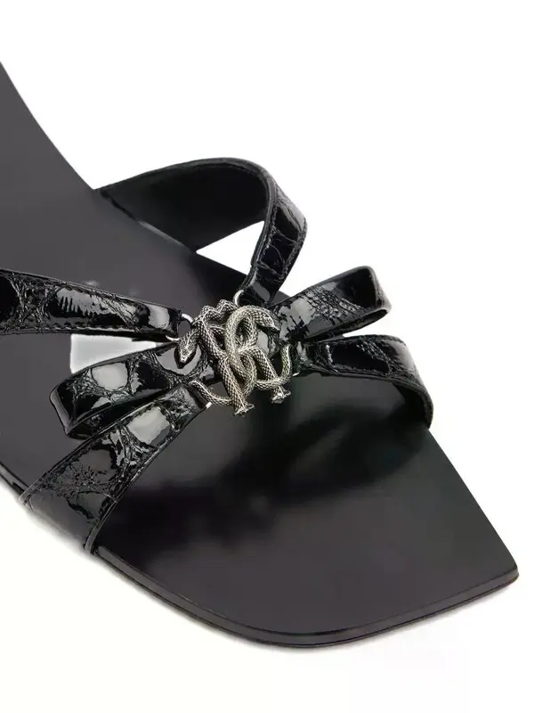 Roberto Cavalli Embellished Flat Sandals
