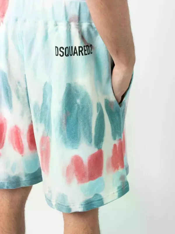 Dsquared2 Distressed-effect Cotton Shorts