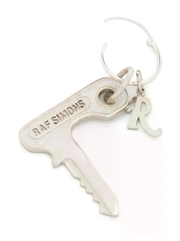 Raf Simons Logo-engraved Drop Earring