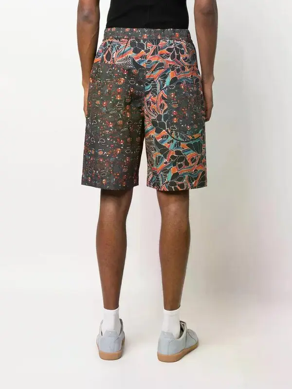 MARANT Graphic-print Deck Shorts