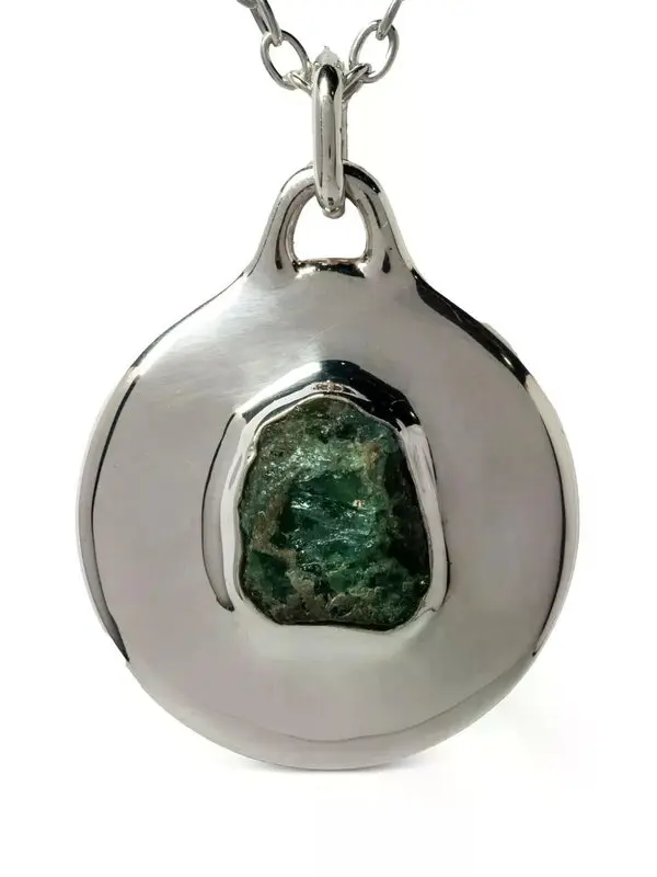 PARTS OF FOUR Disk Necklace - Silver