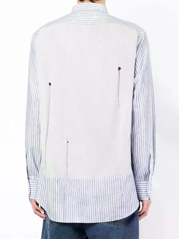 MAISON MARGIELA Destroyed Spliced Knit Shirt