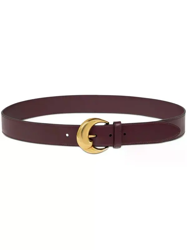 Etro Paisley Buckle Leather Belt - Red