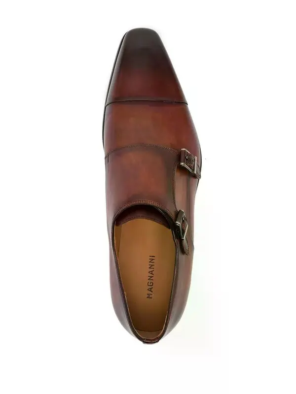 Magnanni Double-buckle Monk Shoes