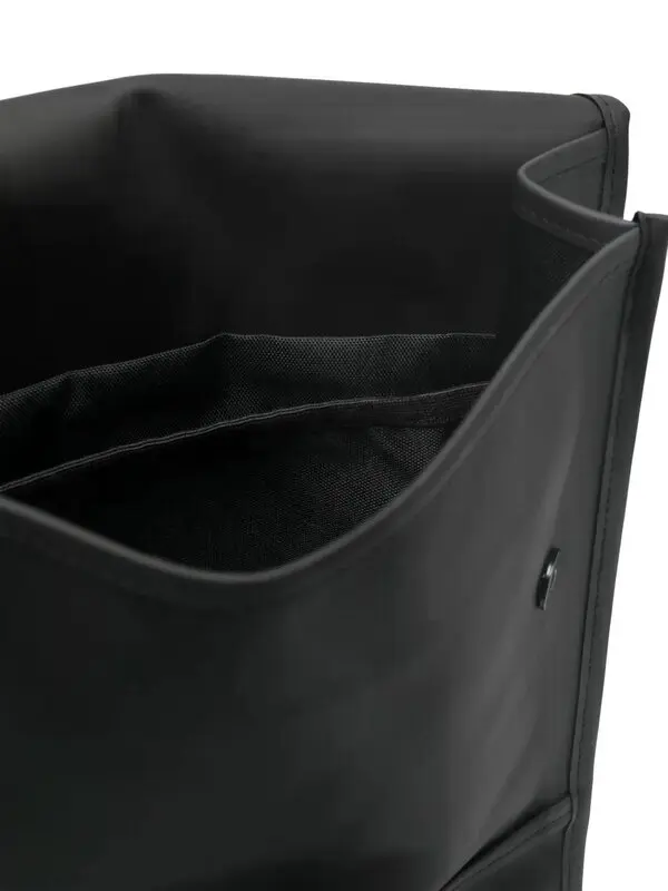 Rains Buckle-strap Backpack - Black