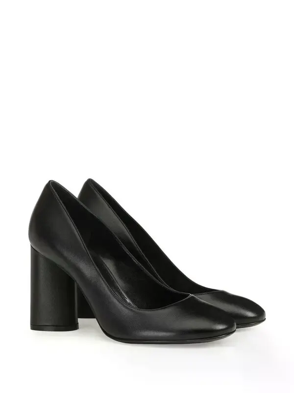 SERGIO ROSSI Pilier Leather Pumps