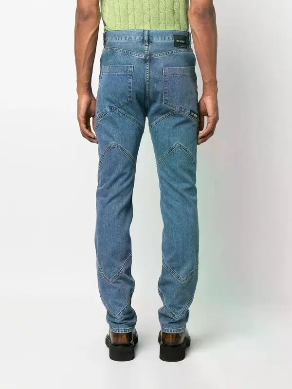 AV VATTEV Mid-rise Straight-leg Jeans