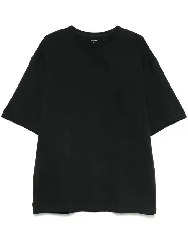 LEMAIRE Jersey-texture T-shirt - Black