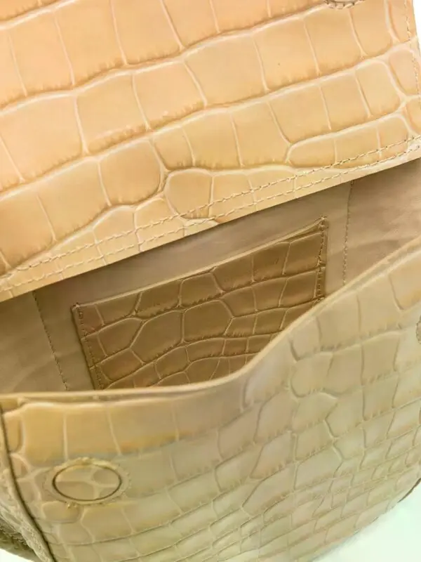WANDLER Mini Hortensia Embossed Tote Bag - Neutrals