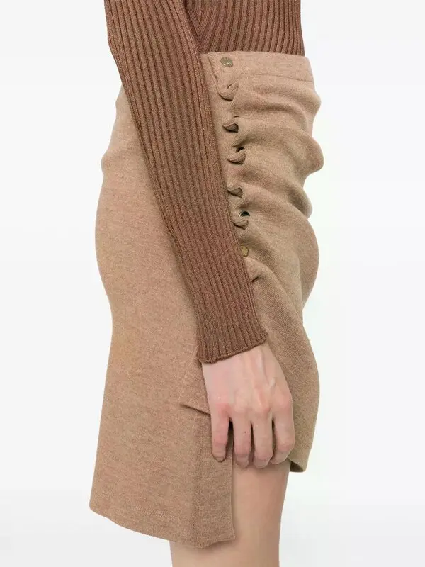 Rabanne Gathered Mini Skirt