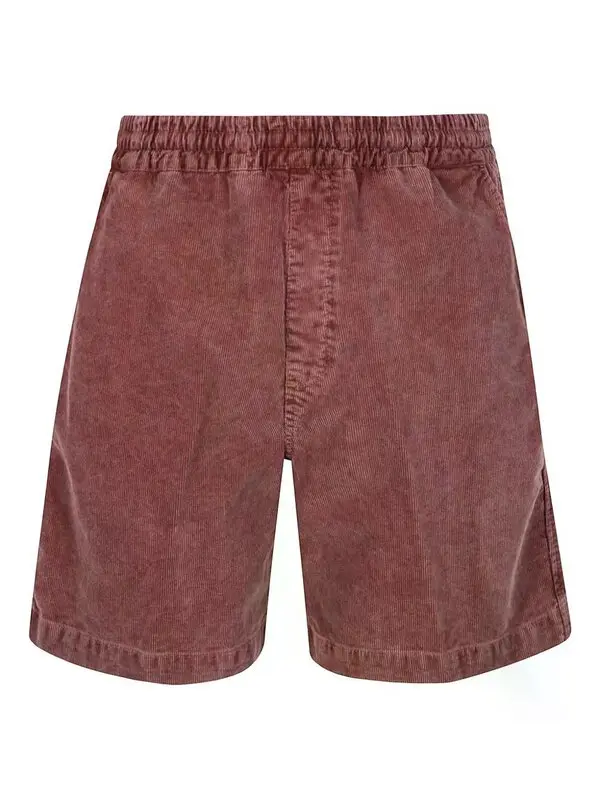 Carhartt Work In Progress Logo-patch Corduroy Shorts