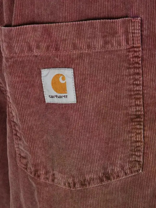 Carhartt Work In Progress Logo-patch Corduroy Shorts