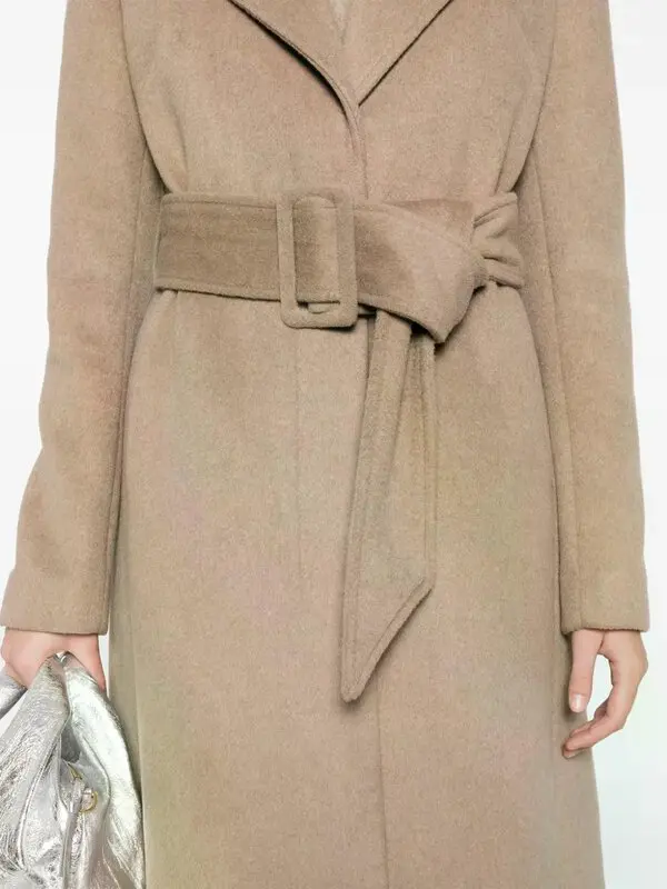 Remain Birger Christensen Belted Mid-length Coat