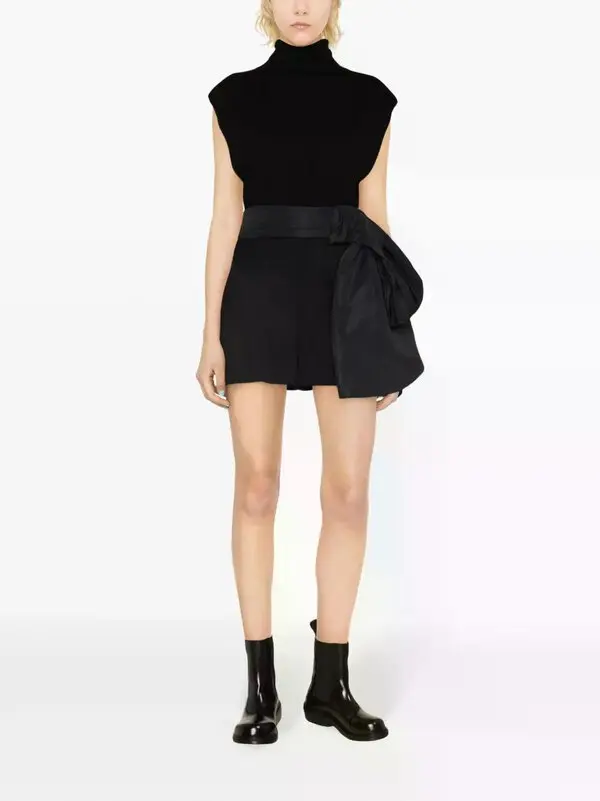 Alexander McQueen Bow-detail Tailored Shorts