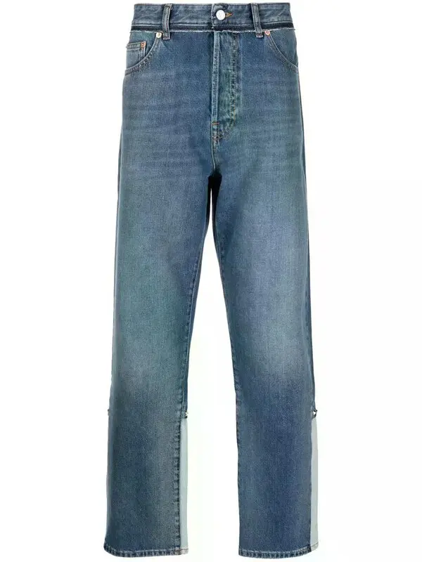 Valentino Garavani Rockstud Straight-leg Jeans
