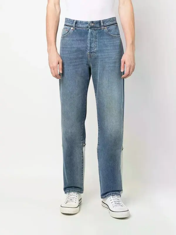 Valentino Garavani Rockstud Straight-leg Jeans