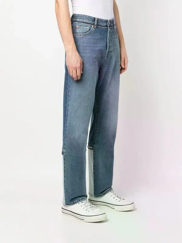 Valentino Garavani Rockstud Straight-leg Jeans